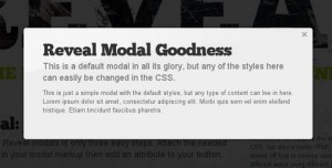 Reveal - jQuery Modals Made Easy | Web Resources | WebAppers
