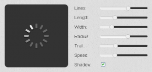 Create Spinning Progress Indicator with Spin.js | Web Resources | WebAppers