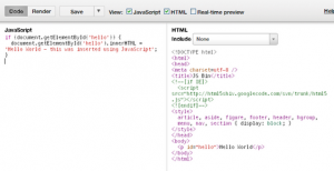 JS Bin - Handy Online Editor for JavaScript and CSS | Web Resources ...