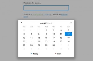 A Fully Responsive & Lightweight jQuery Dateinput Picker | Web Resources | WebAppers