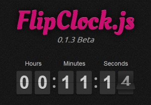 Create a Clock, Timer Or Countdown with FlipClock.js | Web Resources ...
