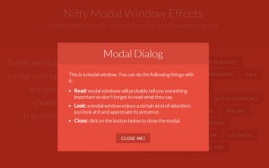 Awesome Modal Window Effects with CSS Animations | Web Resources | WebAppers