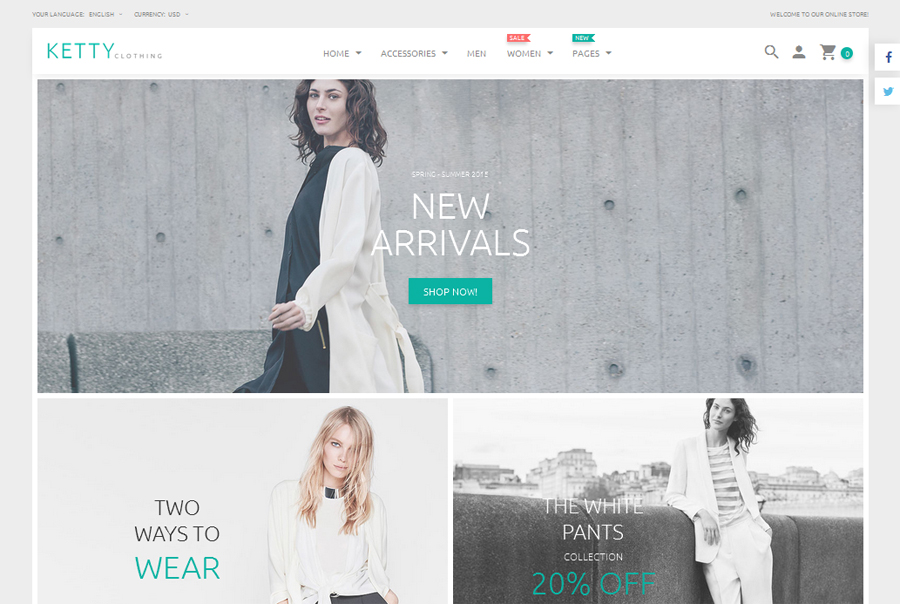 20+ of the Top Premium and Free eCommerce Themes Powered by Open-Source Platforms | Web ...